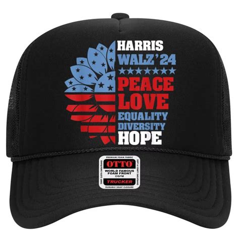 Kamala Harris Tim Walz 2024 Peace Lgbt Harris Walz Waltz High Crown