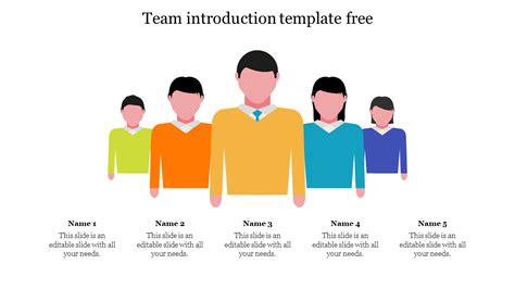 Team Introduction PowerPoint Template Free Google Slides Template Free Templates Free Design