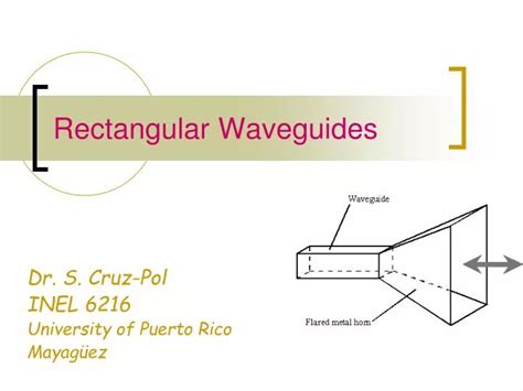 Ppt Rectangular Waveguides Powerpoint Presentation Free Download