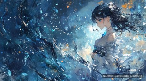 Ai创作图唯美女孩动漫人物 唯美意境少女插画 二次元梦幻插画 插图配图壁纸美图 电脑壁纸美图 唯美少女插画 4k壁纸 二次元梦幻 唯美女孩壁纸 唯美插画插画 二次元插画 梦幻少女插画 日系少女