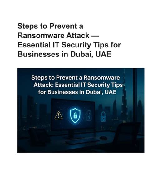 Steps To Prevent A Ransomware Attack Pdf