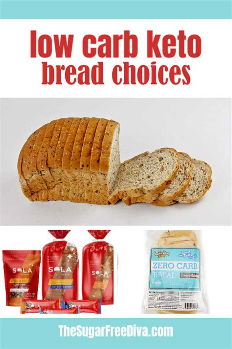 Low Carb Keto Bread Choices The Sugar Free Diva