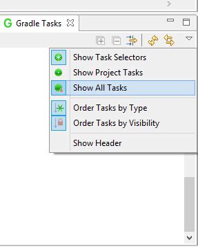 Java How Can I Add Custom Task To The Eclipse Gradle Task Tab