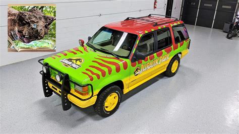 Jurassic Park Custom Cars Jurassic Park 1993 T Rex And Tour Vehicle