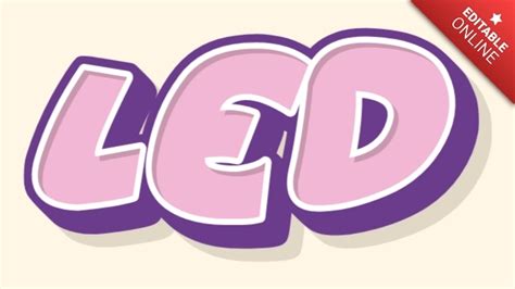 Led Girl Babe Text Effect Generator