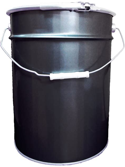 Ведро металл 20л крышка-обруч, цв. чёрный купить за 538 руб в Москве в ...