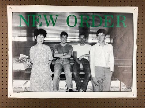 Rare Original Early 80s New Order Vintage Band Poster A Etsy