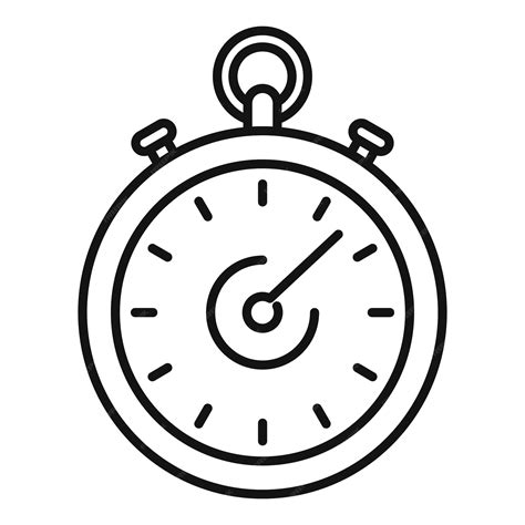 Premium Vector Stop Clock Icon Outline Vector Stopwatch Timer Watch