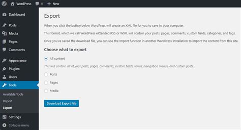 Hướng Dẫn Export Và Import Dữ Liệu Trong Wordpress