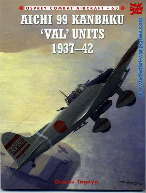 Aichi 99 Kanbaku Val Units 1937 42 Let Let Let Warplanes