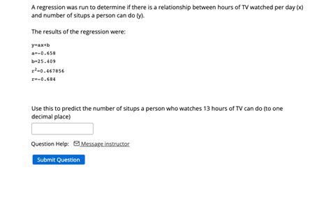 Solved Based On The Data Shown Below Calculate The