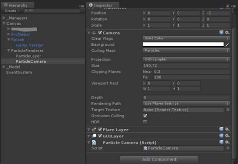Particles Within The New Gui Unity Engine Unity Discussions