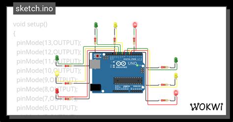 Traffic Lightmirza Auliaxiid Wokwi Esp32 Stm32 Arduino Simulator