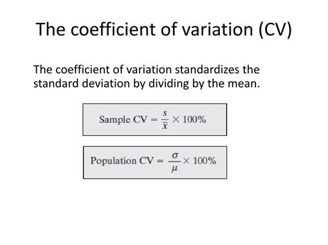 ppt variance and standard deviation powerpoint presentation free