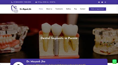 Dr Mayank Jha Epic Web Service