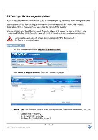 Oracle R IProcurement Reference Guide PDF