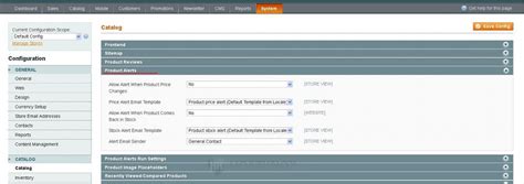 Hostknox Magento System Catalog Settings Tutorial