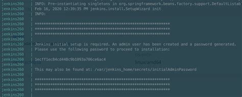 Jenkins Docker로 띄운 Jenkins의 초기 비밀번호