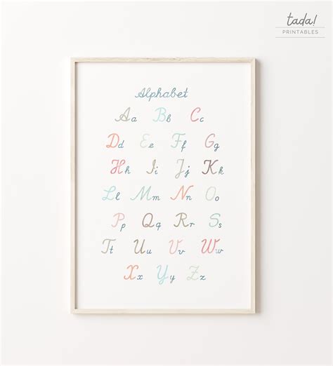 Customized Cursive Print Font