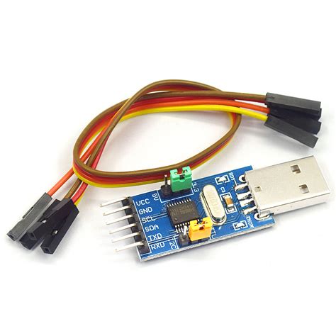 Ch341t二合一模块 Usb转i2c Iic Uart Usb转ttl单片机串口下载器 虎窝淘