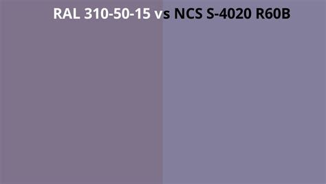 Ral 310 50 15 Vs Ncs S 4020 R60b Ral Colour Chart Uk