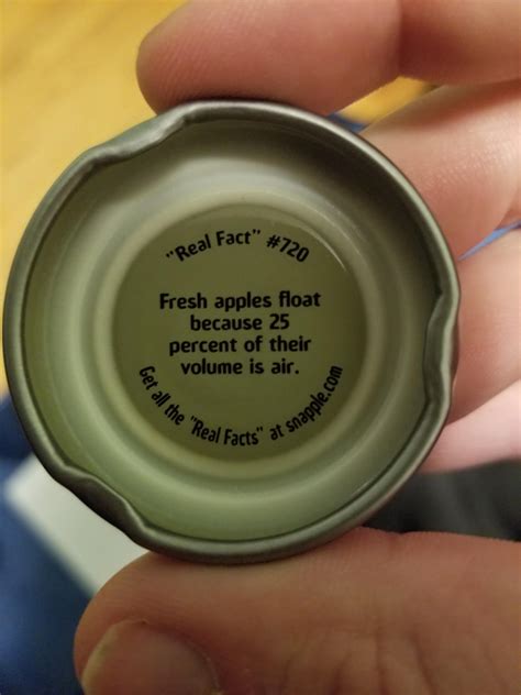 Found On A Snapple Cap R Interestingasfuck