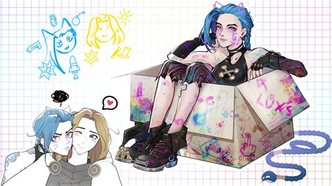 Jinx Lux And Arcane Jinx League Of Legends And More Drawn By Wlw Nderland Danbooru