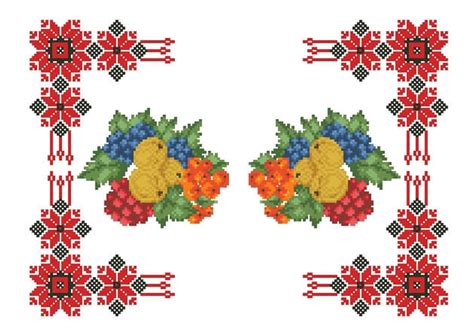 Заготовка рушника до Спаса під вишивку бісером СКАРБ Українські мотиви габардин 3 СК 807