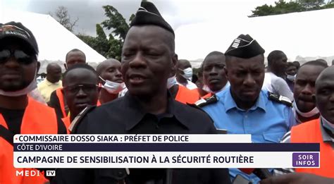 Côte Divoire Campagne De Sensibilisation à La Sécurité Routière