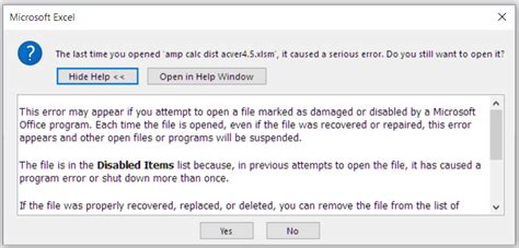 Solved Office 365 2016 XLSM File Will Not Open But Will Open In
