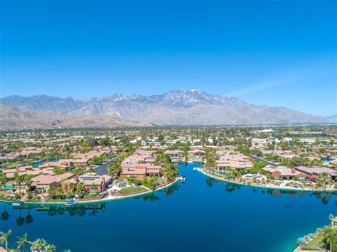 Aerial View Of Rancho Santa Margarita Lake On A Sunny Day In California