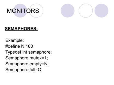 Operating System Monitors Presentation PPT