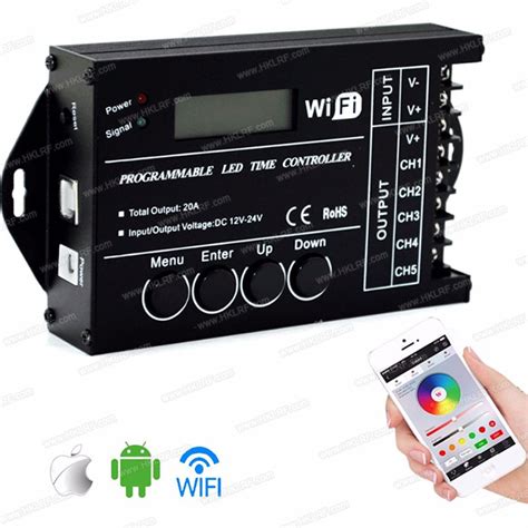 Tc421 Dc12 24v Wifi Programmable Led Time Controller