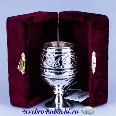 Бокал для вина из серебра 875 пр. Низкая цена от 14800 руб.!