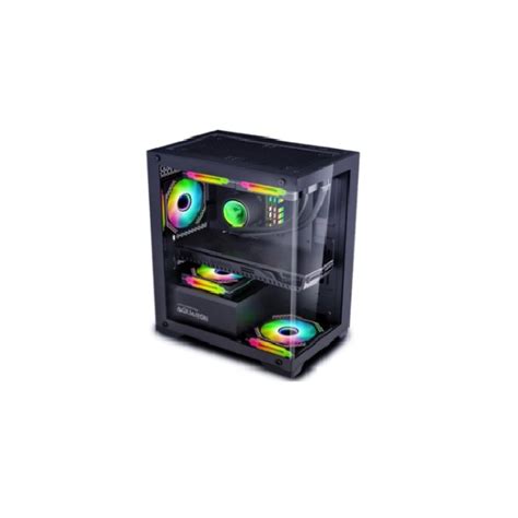 Armaggeddon Aquaron Microatx Gaming Case Black Tech4u