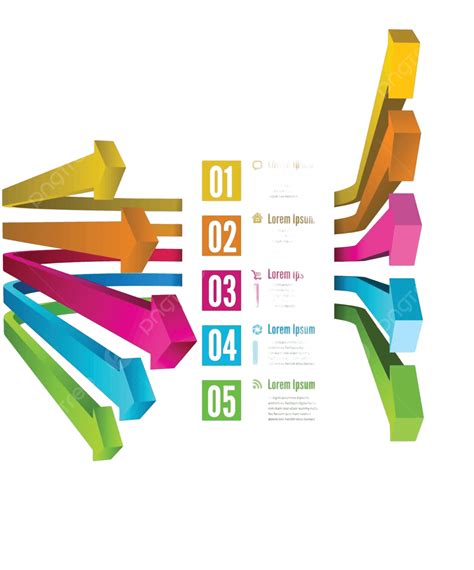 Infographic Options With Color Arrow Arrow Data Creative Vector Arrow