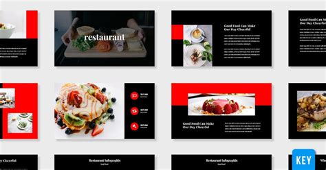 Ресторан Продовольственный бизнес Keynote Шаблоны презентаций Envato Elements