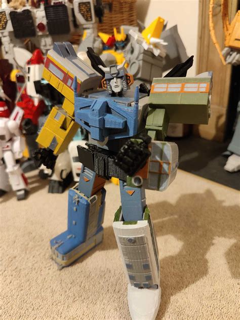 🤖 Raiden Transformers Train Combiner Masterpiece Legends And Chug Size・ Stl File For 3d