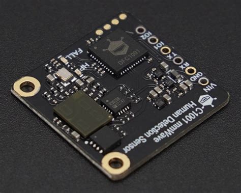 C1001 60ghz Mmwave Indoor Fall Detection Sensor For Arduino Esp32 Microbit 11 Meters