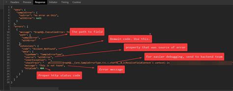 Expanding Documentation With Error Handling Examples · Issue 495 · Graphql Dotnetgraphql