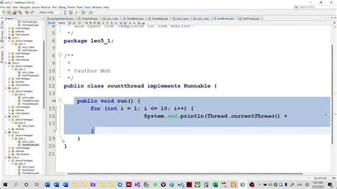 7 Java Multithreading Create Threads By Runnable Interface With Set