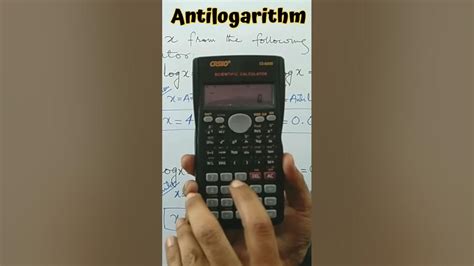 How To Find Antilogarithm Classofsirumerkhan Maths Sindhtextbookboard Youtube
