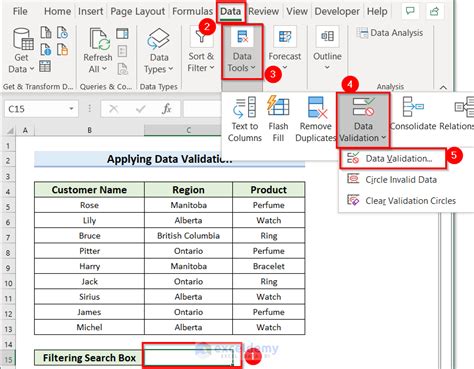 How To Create A Filtering Search Box For Your Excel Data 5 Methods