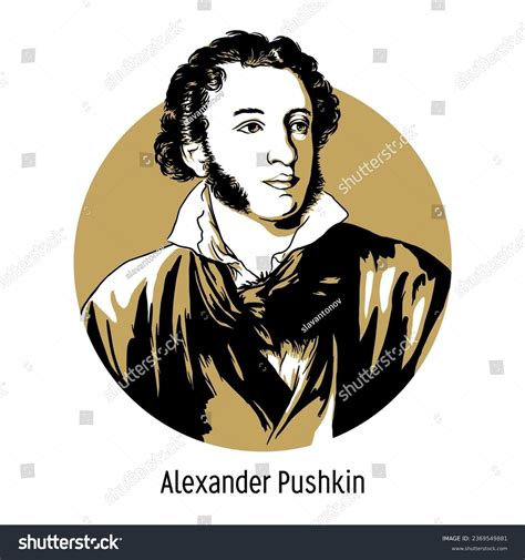 167 Pushkin Portrait Stock Vectors And Vector Art Shutterstock
