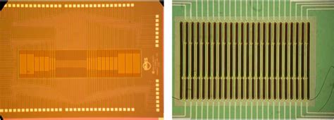 Top View A Of The Unequally Sized Thermopile Array And B Detailed Download Scientific
