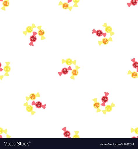 Flu Bonbon Pattern Seamless Royalty Free Vector Image