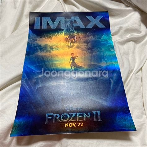 겨울 왕국 2 홀로그램 포스터 영화문화게임 중고나라