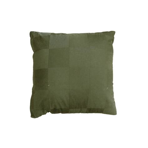 Dominic Olive Gingham Jacquard Cushion Cover Big W