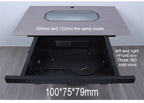 Hot Selling Computer Case Built In Transparent Large Case Integrated Table High End Cool Sci Fi