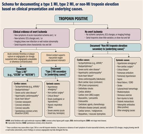 Nstemi Type Ii Vs Non Mi Troponin Documentation Algorithm R Foamed